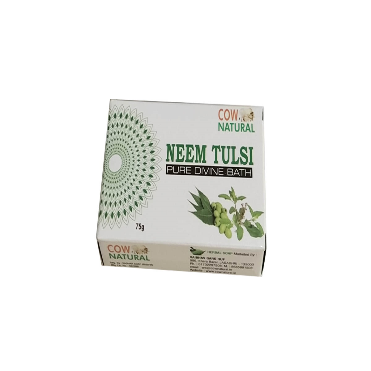 CowNatural Neem Tulsi Soap - Cow Natural